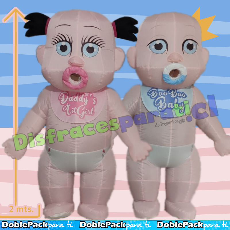 DoblePack BEBES INFLABLES - Disfraces Para Ti