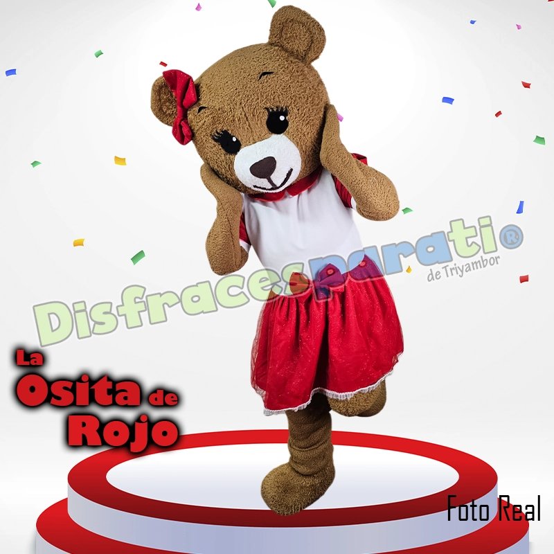 LA OSITA DE ROJO - Disfraces Para Ti