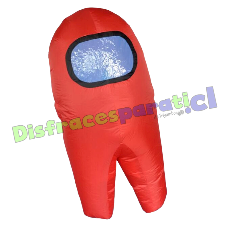 AMONG US ROJO INFLABLE - Disfraces Para Ti